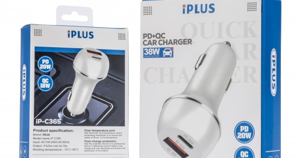 Iplus iP-C365 شاحن للسيارة